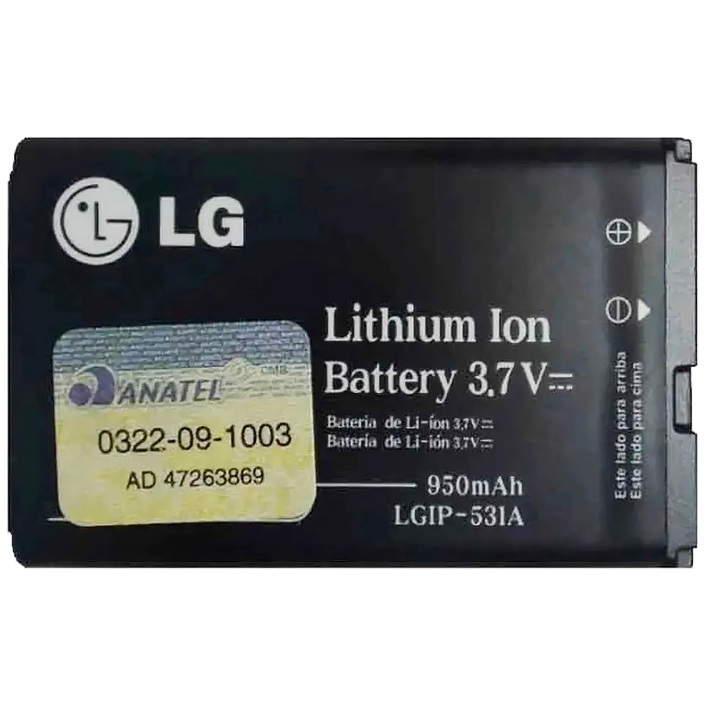 Bateria LGIP-531A LG GM205 OFICIAL Pronta Entrega | Shopee Brasil