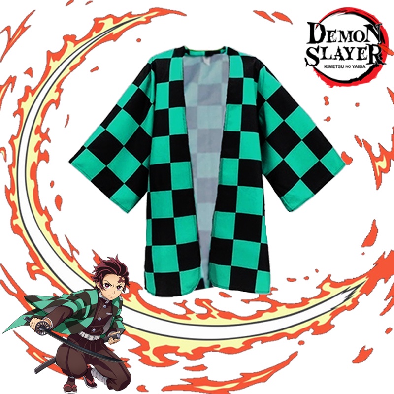 Manto Tanjiro Cosplay Anime Demon Slayer | Shopee Brasil