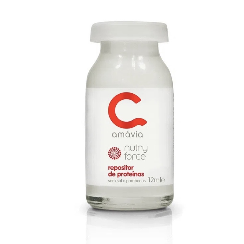 Repositor de Proteínas Nutry Force Amávia Hair - 12ml | Shopee Brasil