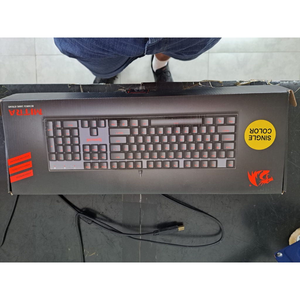 Teclado Mecânico Redragon Mitra single color | Shopee Brasil