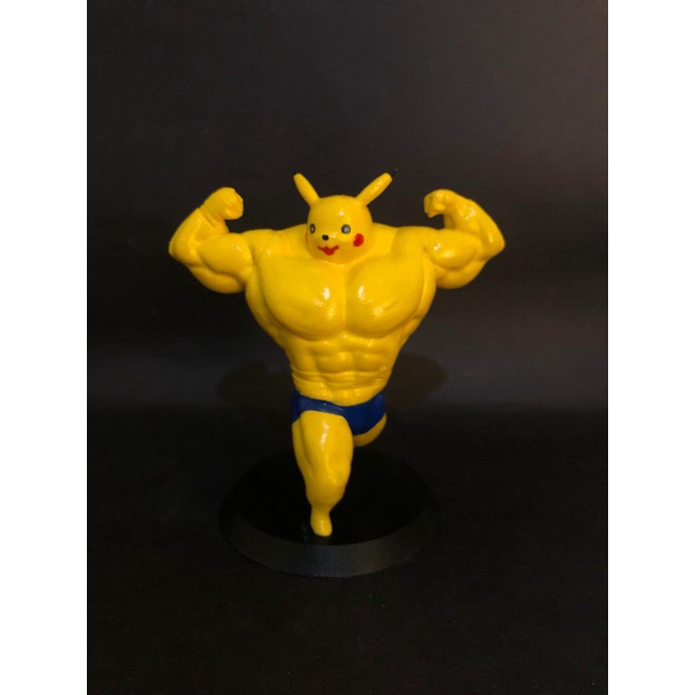 Action Figure Pokémon Pikachu Maromba Ultra Swole | Shopee Brasil