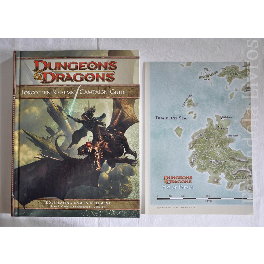 Advanced Dungeons & Dragons Forgotten Realms Campaign Guide | Shopee Brasil