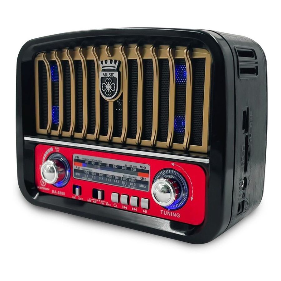 Radio Retro Portatil AM / FM / SW sd/aux/usb | Shopee Brasil