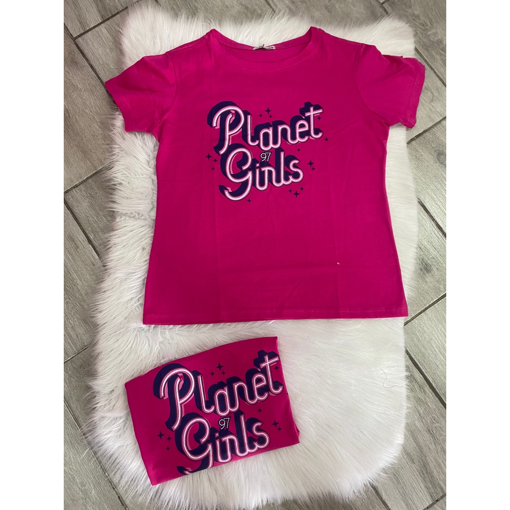 CAMISETA LOGO PLANET GIRLS | Shopee Brasil