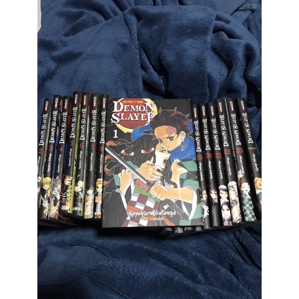 Mangá Demon Slayer vol.1-23 + extra completo Panini | Shopee Brasil