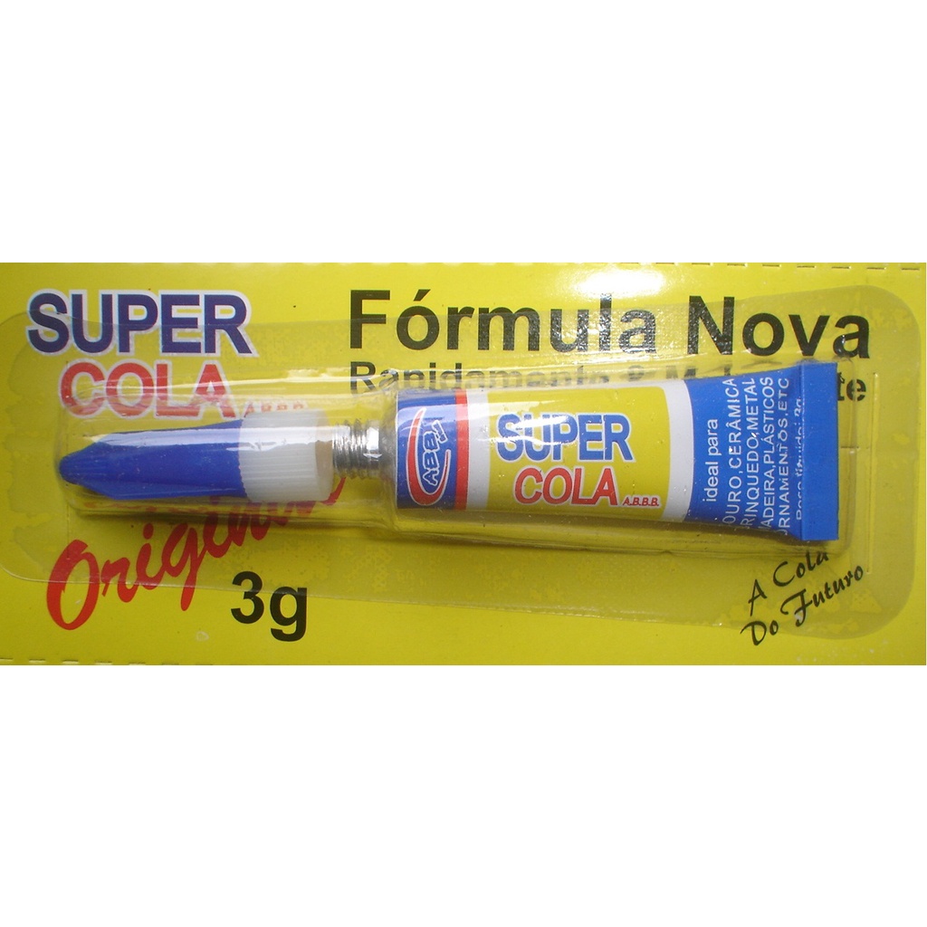 Cola Super Cola 3g Original - Unidade | Shopee Brasil