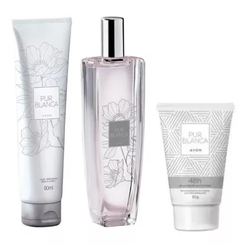 Kit Pur Blanca, Perfume, Desodorante e loção corporal Pur Blanca ...