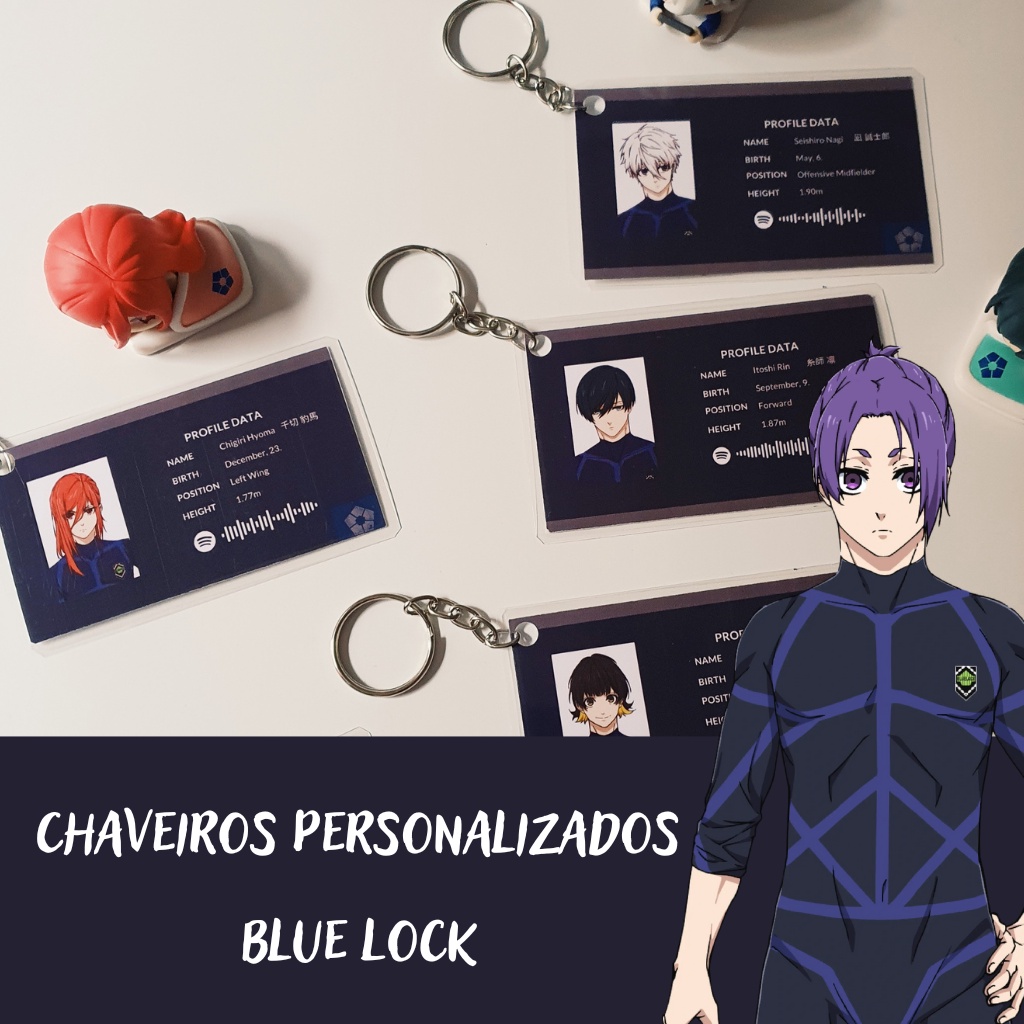 Chaveiros Blue Lock - Personagens | Shopee Brasil