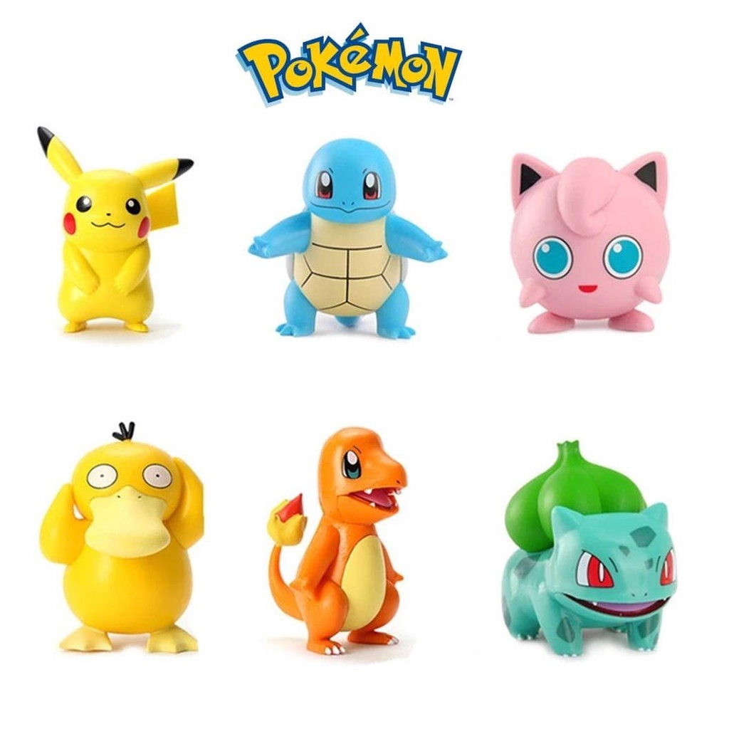 Pokémon - Figura de Ação - Boneco - Action Figure - Pokemon - Pikachu ...