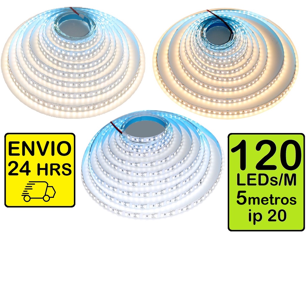 Fita de Led Rolo com 5 Metros 600 LEDs 3528 Rolo 5 Metros Ip20 Branco ...