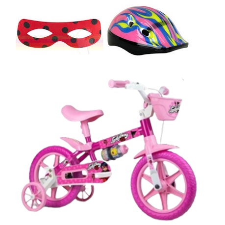 Bicicleta Miraculous Ladybug Aro 12 | Shopee Brasil