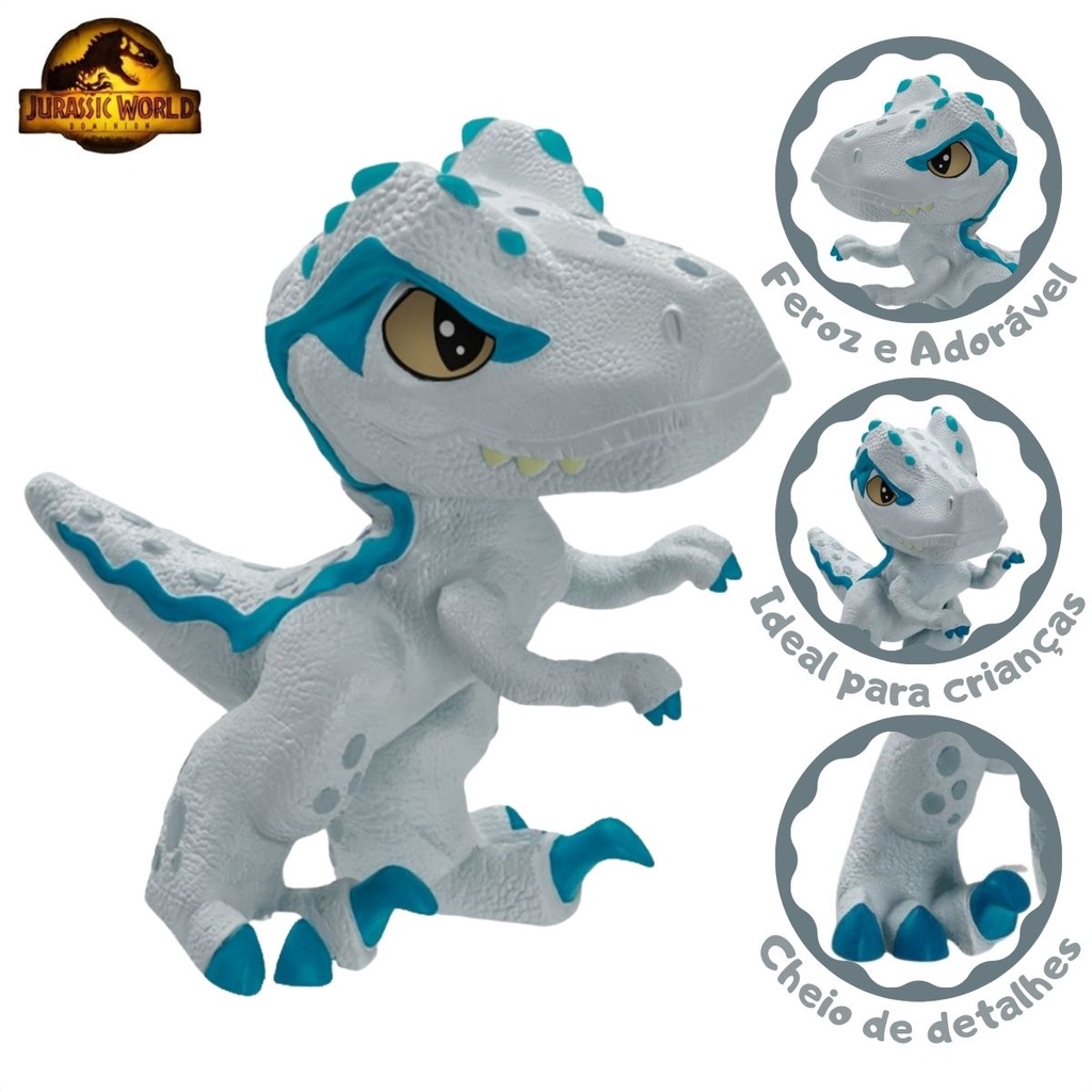 Dinossauro Brinquedo Jurassic World Dominion Rex Baby Articulado Vinil ...