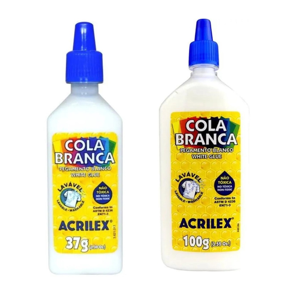 Cola Branca Líquida ( 37g e 100g) - Acrilex | Shopee Brasil