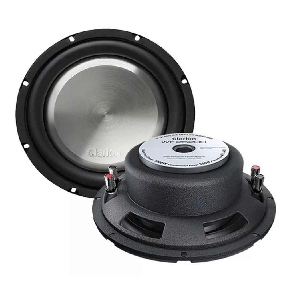 Auto Falante Sub Woofer Slim 10 1000w Clarion Wf2520d | Shopee Brasil