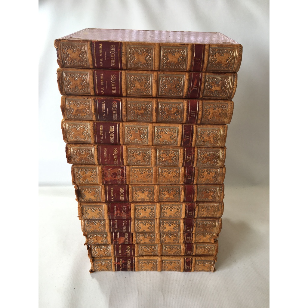 Coleção Obras Completas Do Padre Antonio Vieira Sermões 12 Volumes