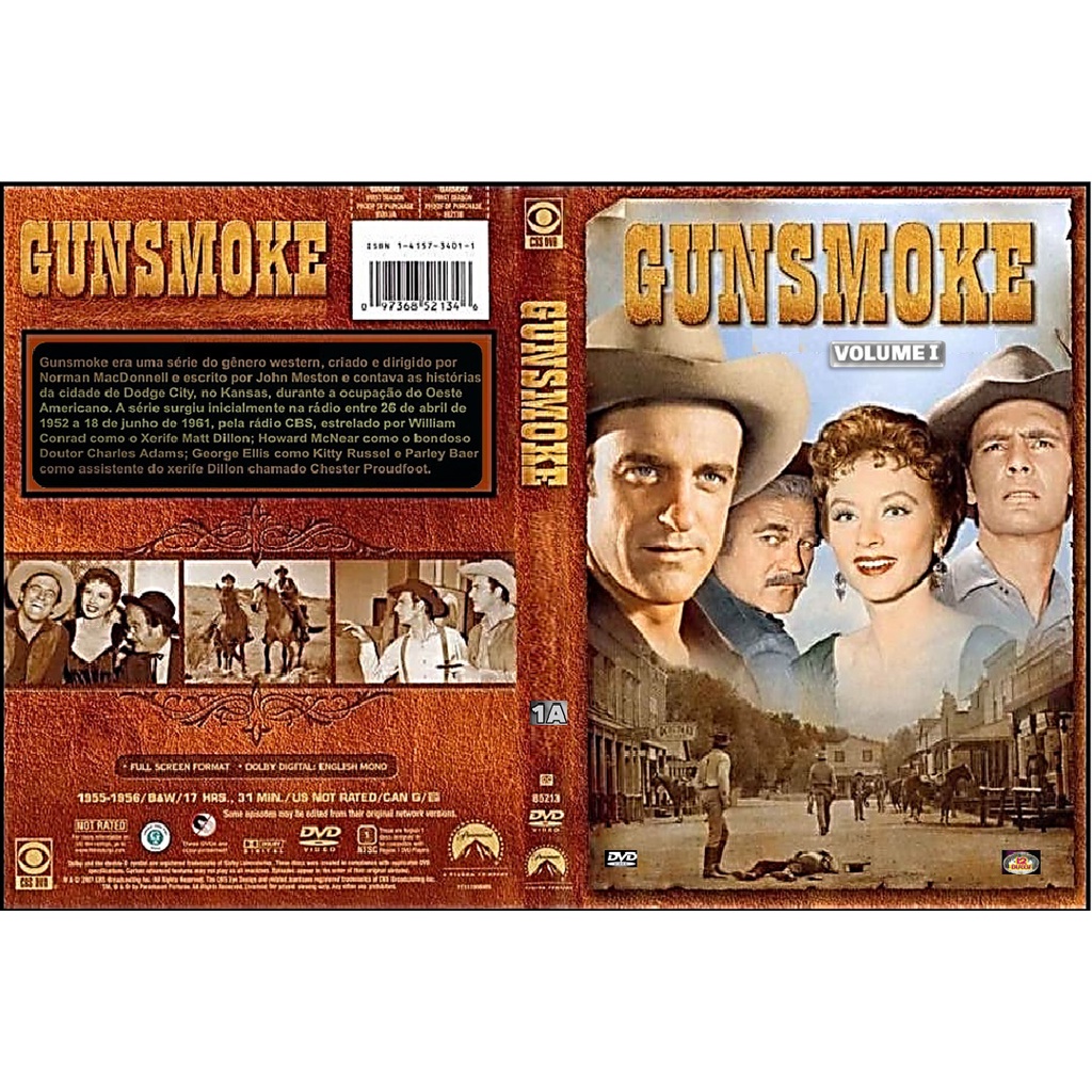 Dvd Box Série Gunsmoke Vol. I - Raríssimo (12dvds) | Shopee Brasil