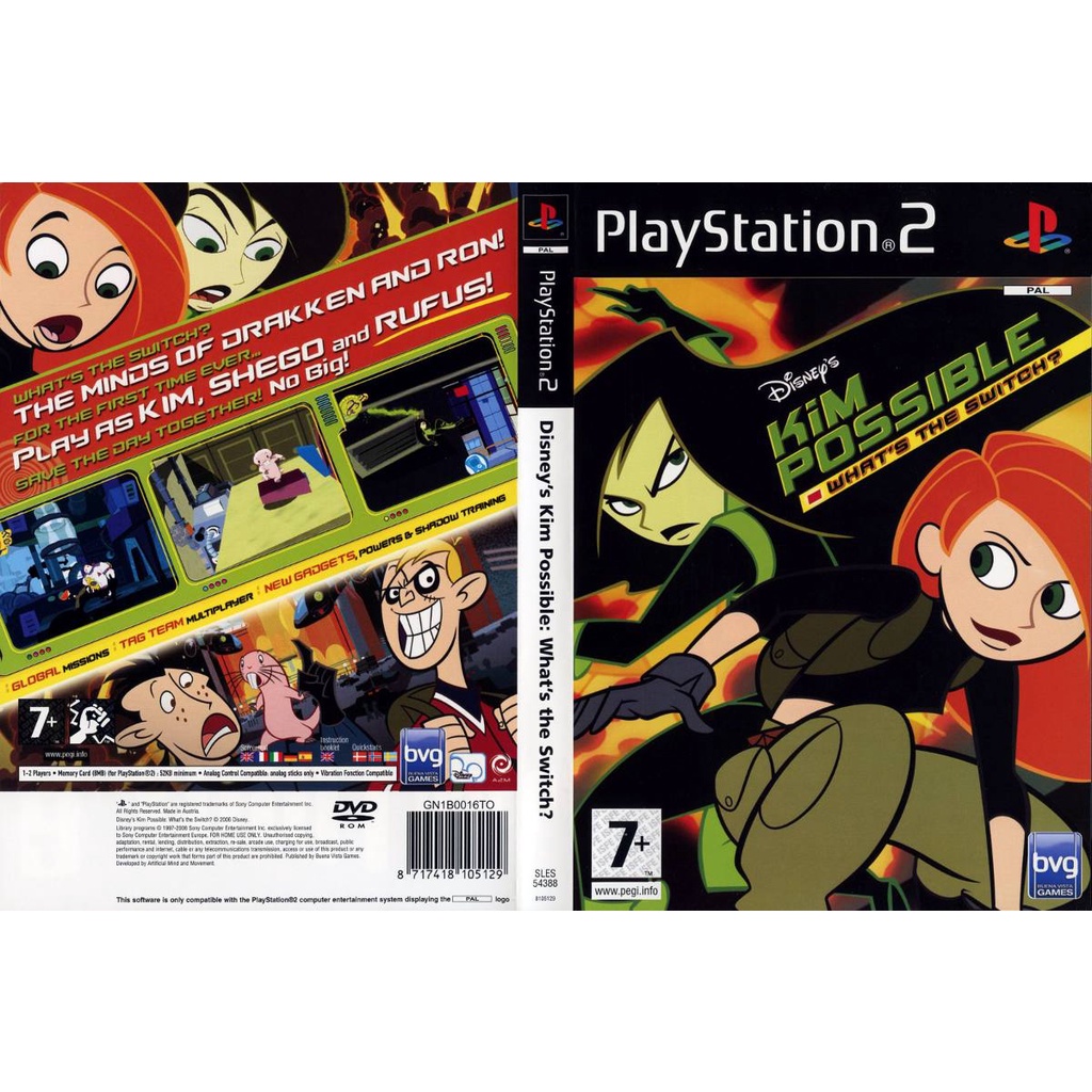 Jogo Disney's Kim Possible: What's the Swich? ps2 | Shopee Brasil