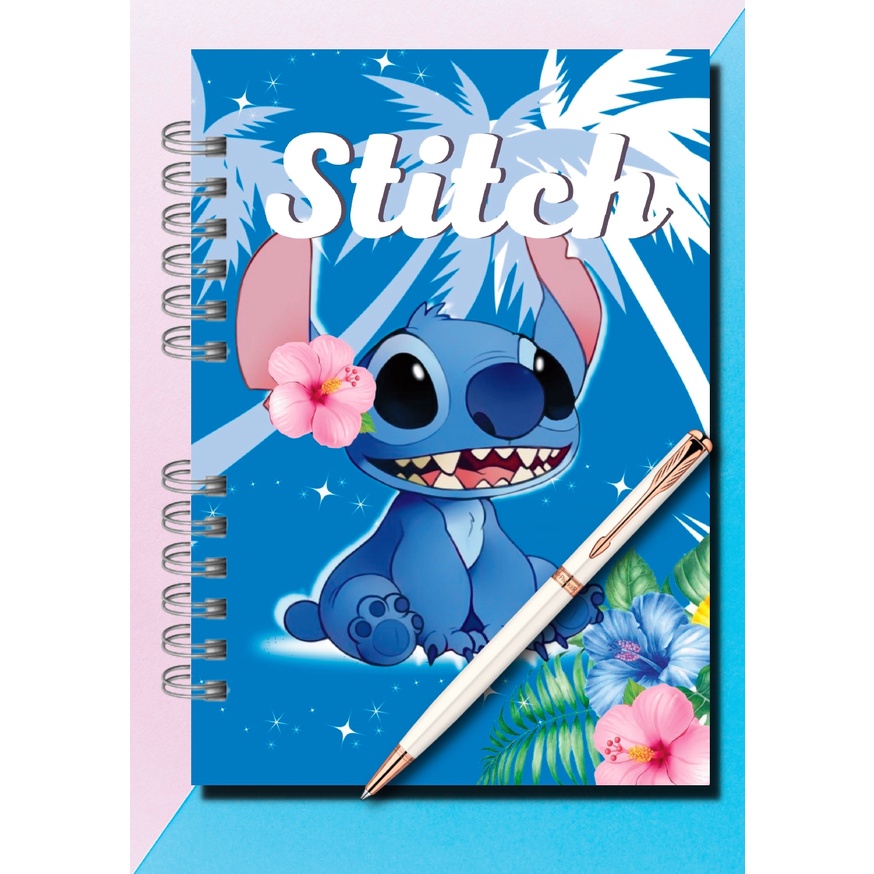 Caderno lilo e stitch personalizado com nome A5 | Shopee Brasil