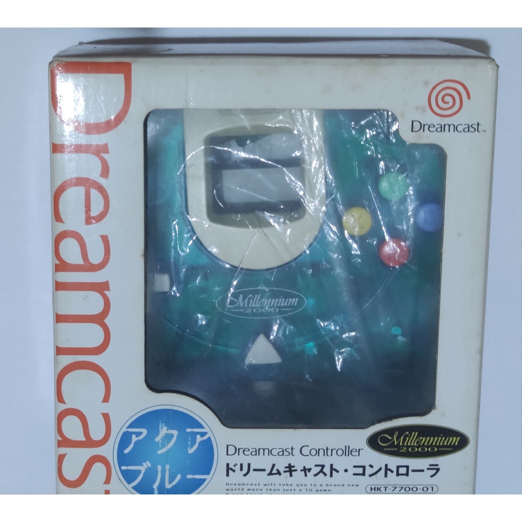 Sega Dreamcast Azul Translúcido Controle na Caixa | Shopee Brasil