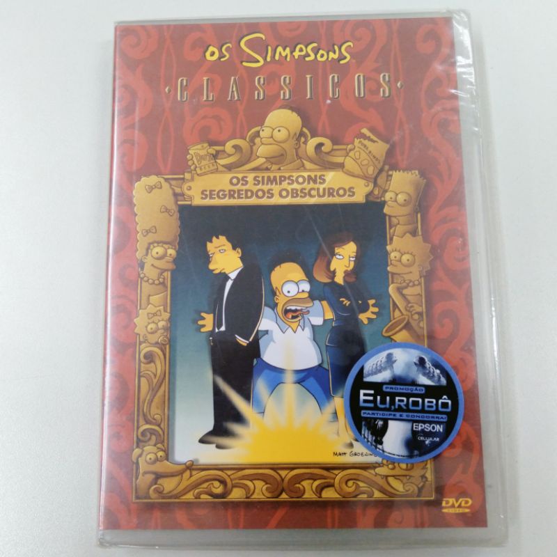 DVD OS SIMPSONS CLÁSSICOS - OS SIMPSONS SEGREDOS OBSCUROS | Shopee Brasil
