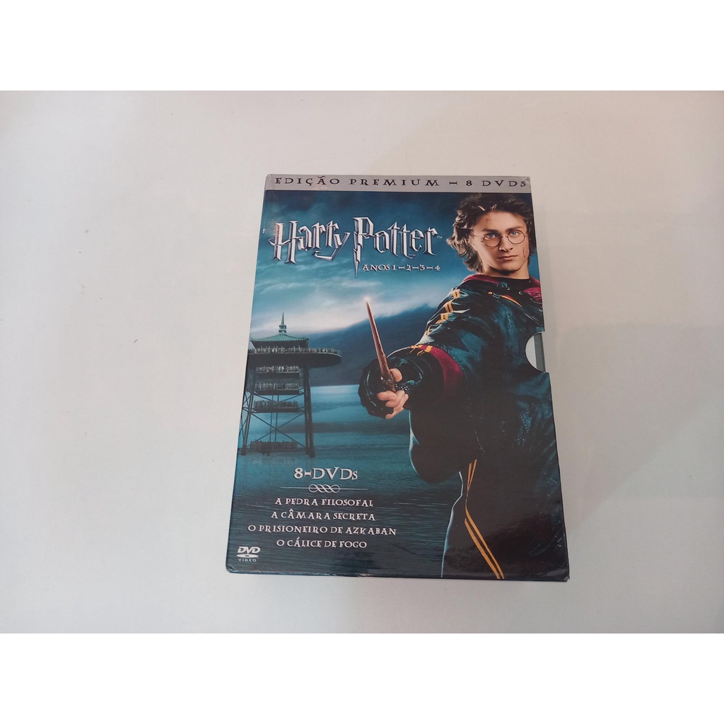 Dvd Coleçao - Harry Potter 1 A 4 - 8 discos | Shopee Brasil