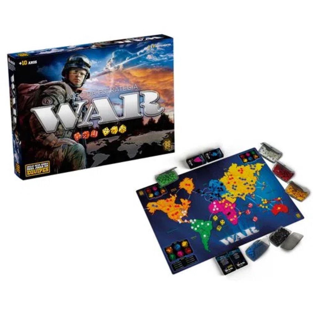 Jogo War - Grow 02000 | Shopee Brasil
