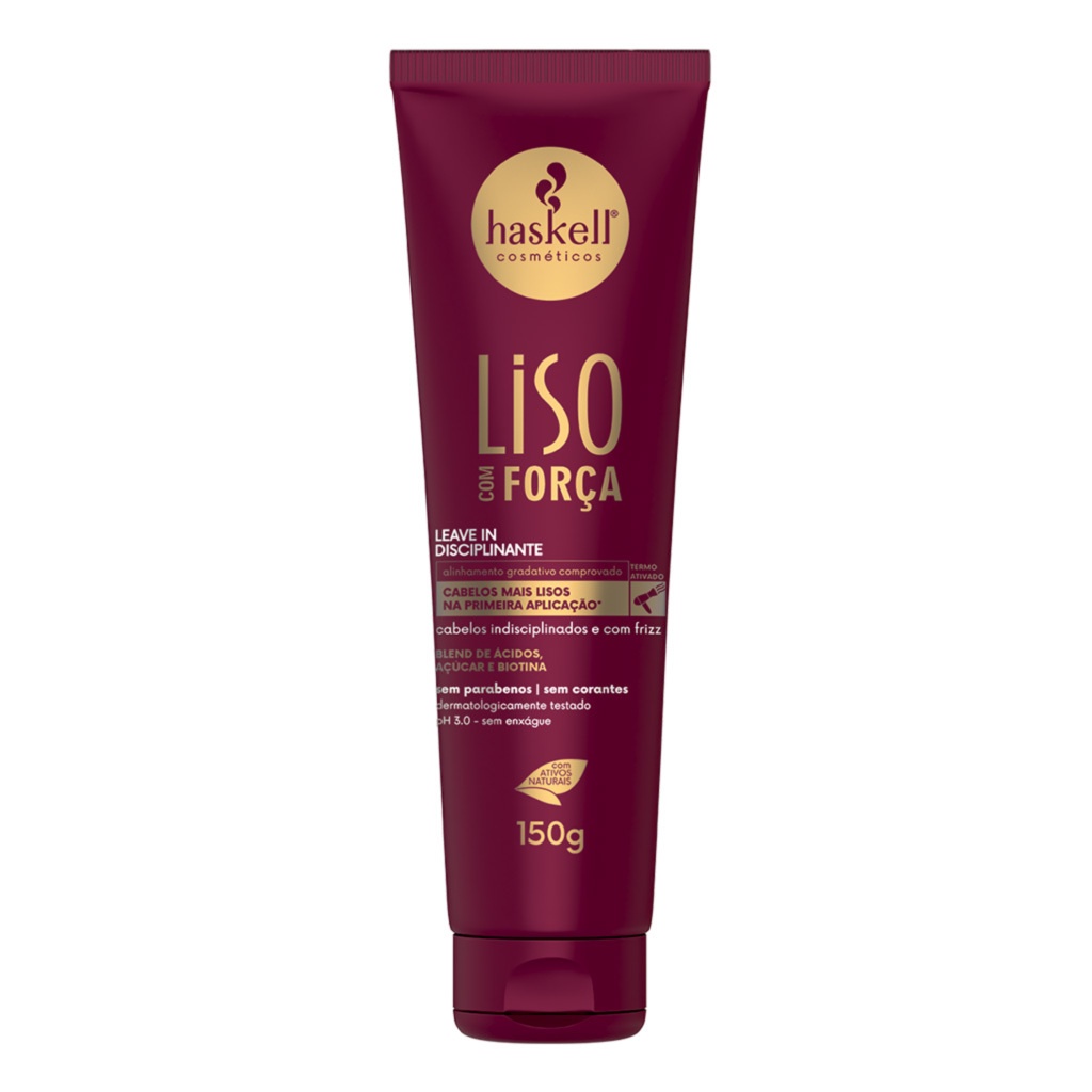 Creme Sem Enxague Liso Absoluto Haskell 150g | Shopee Brasil