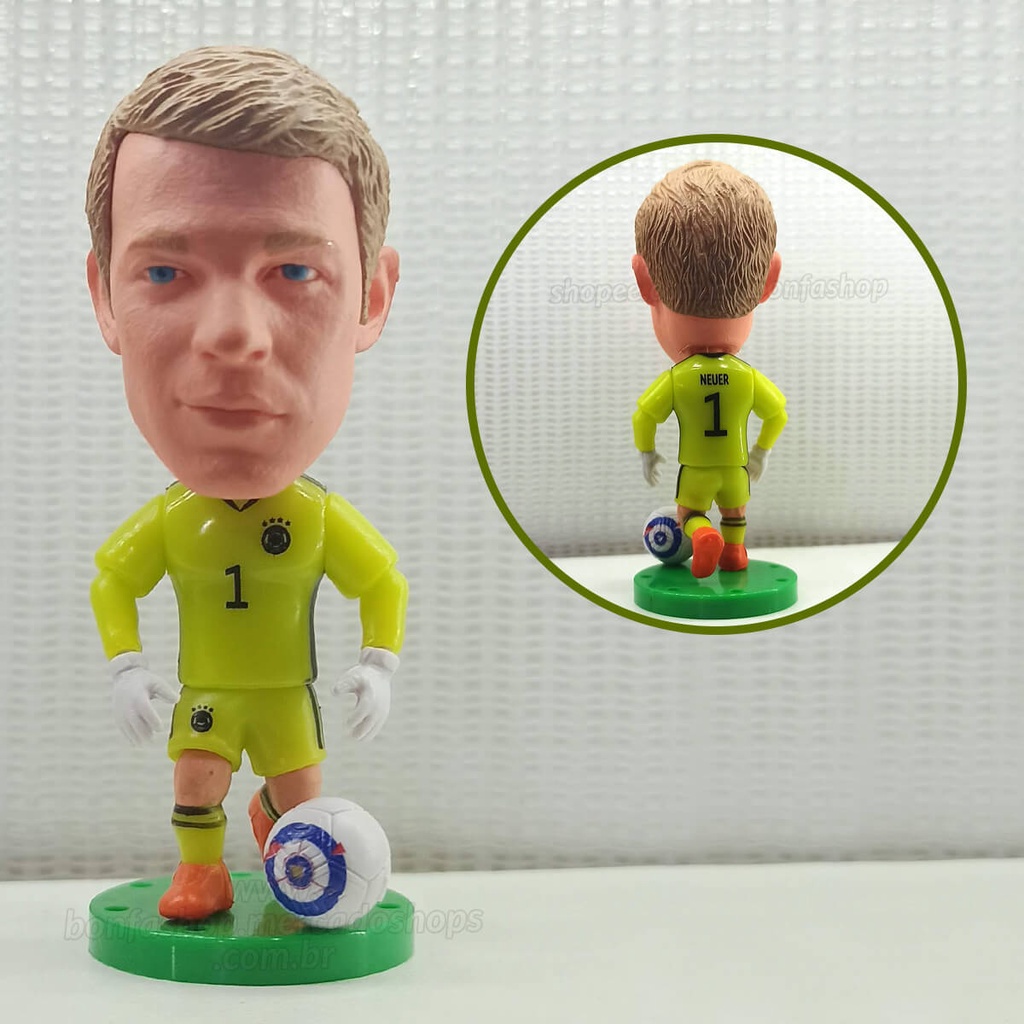 Mini Craque Jogadores de Futebol do Mundo - Bonecos em Miniatura ...