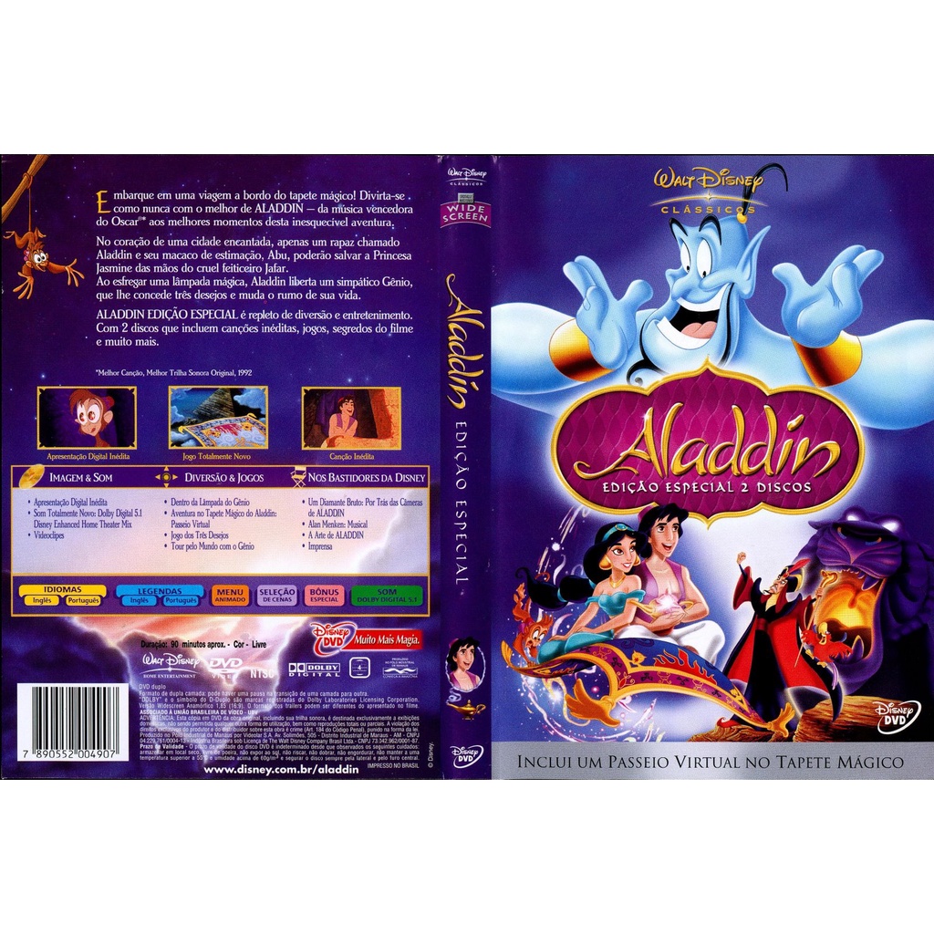 ALADDIN (1992) | Shopee Brasil
