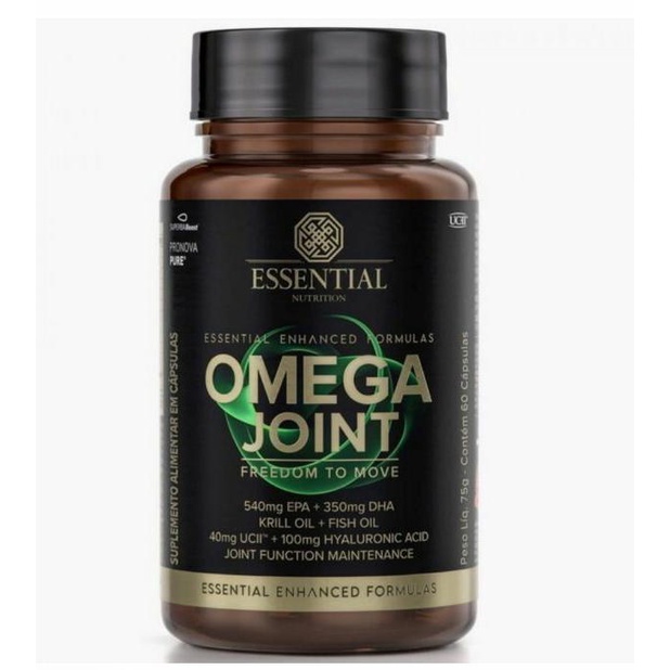 Omega Joint Essential Nutrition Colágeno Tipo 2 Uc2 + Ômega3 Sabor 60 ...