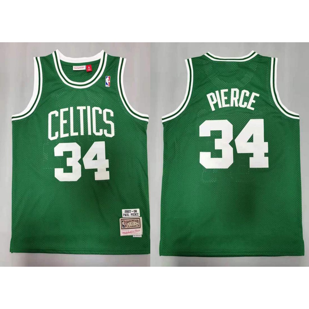 34 Paul Pierce Masculino De Jersey Bordados Camisa Boston Celtics ...