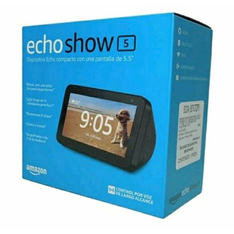 Echo Show 5 - Smart Speaker Amazon com tela de 5,5" e Alexa ORIGINAL PRONTA ENTREGA | Shopee Brasil