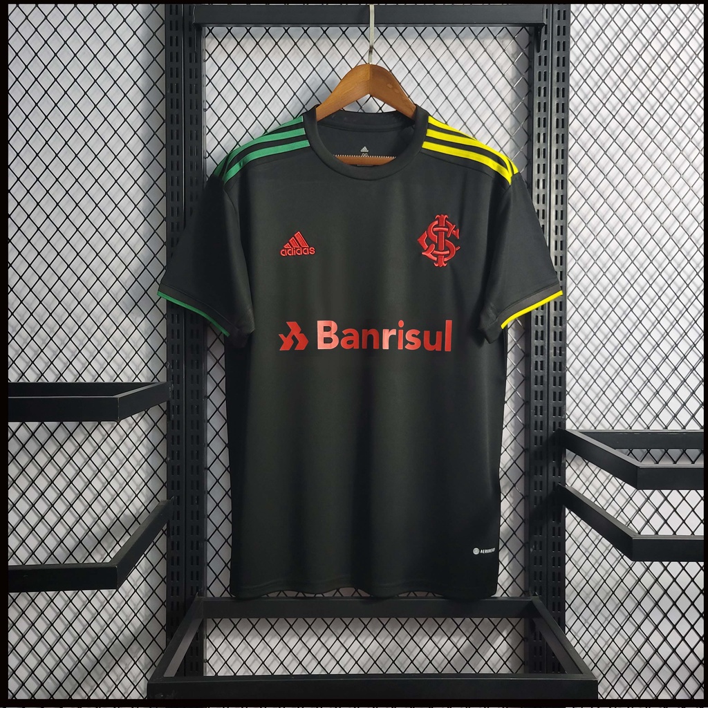 Camisa De Time Tailandesa 22 23 Futebol 2nd Away Preta Shopee Brasil