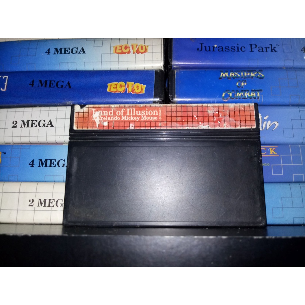 Cartucho - Fita Land of Illusion original Master System | Shopee Brasil