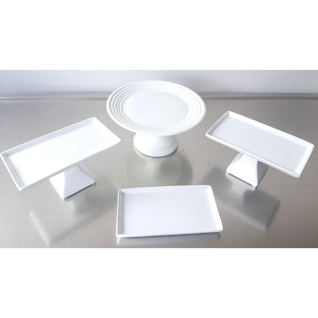 Kit festa boleira e doceiras em cerâmica | Shopee Brasil