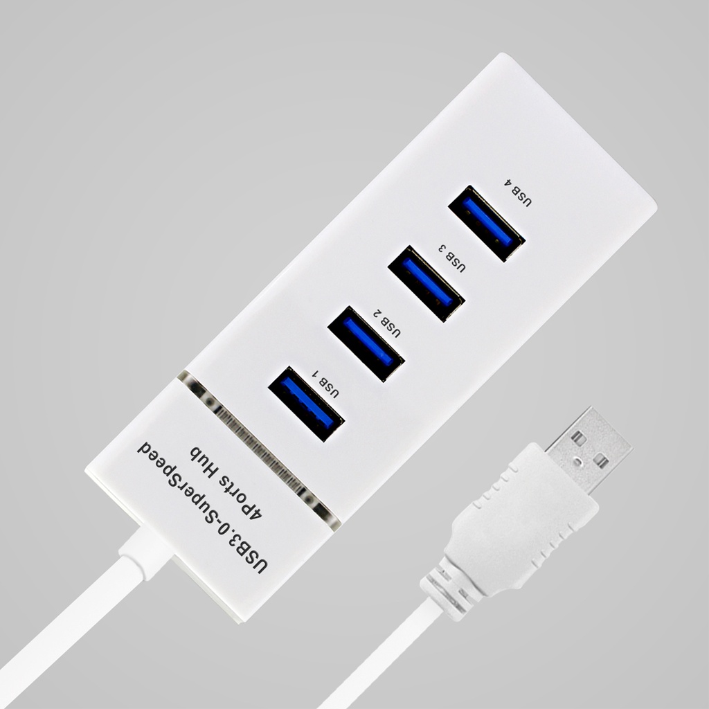 Hub Usb com 4 Portas 3.0 Branco Pluga e Usa | Shopee Brasil