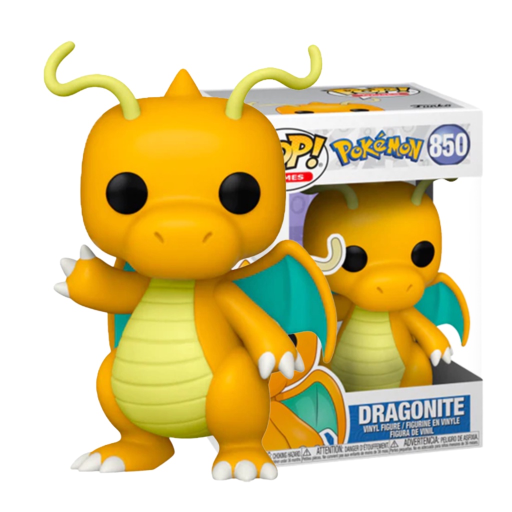 Funko Pop Pokemon Dragonite #850 - Games Original | Shopee Brasil