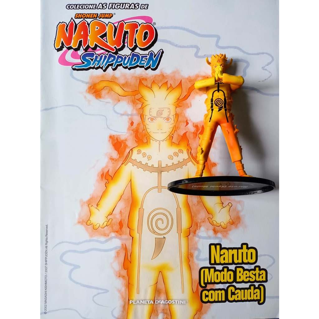 Naruto Shippuden - Naruto (Modo besta com cauda) - Planeta Deagostini ...