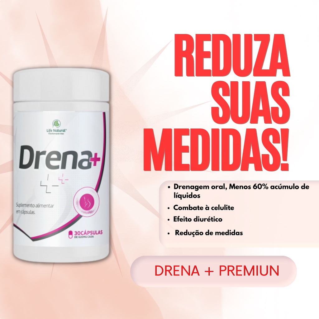 Drena -drenagem em cápsulas | Shopee Brasil