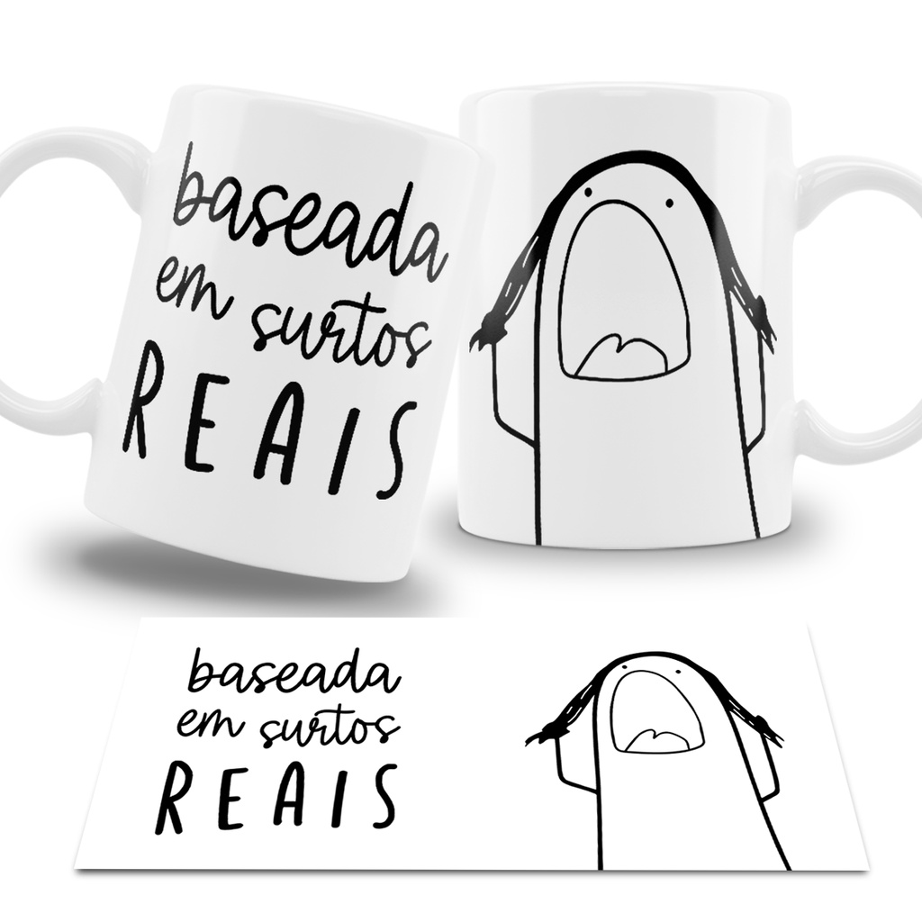 Caneca Personalizada Flork Meme Baseada Em Surtos Reais | Shopee Brasil