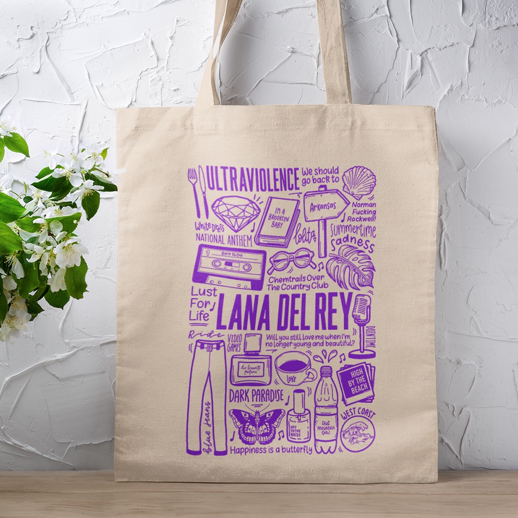 Bolsa Sacola Ecobag Lana Del Rey Cantora | Shopee Brasil