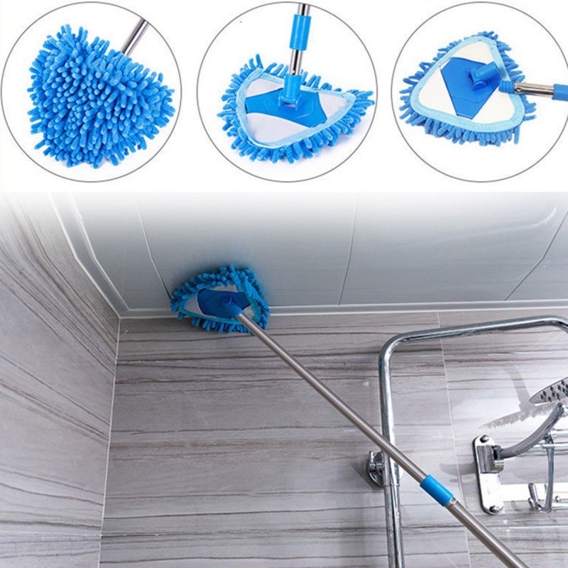 Mini Mop Esfregão Para Limpeza Com Microfibra e Cabo Telescópio ...