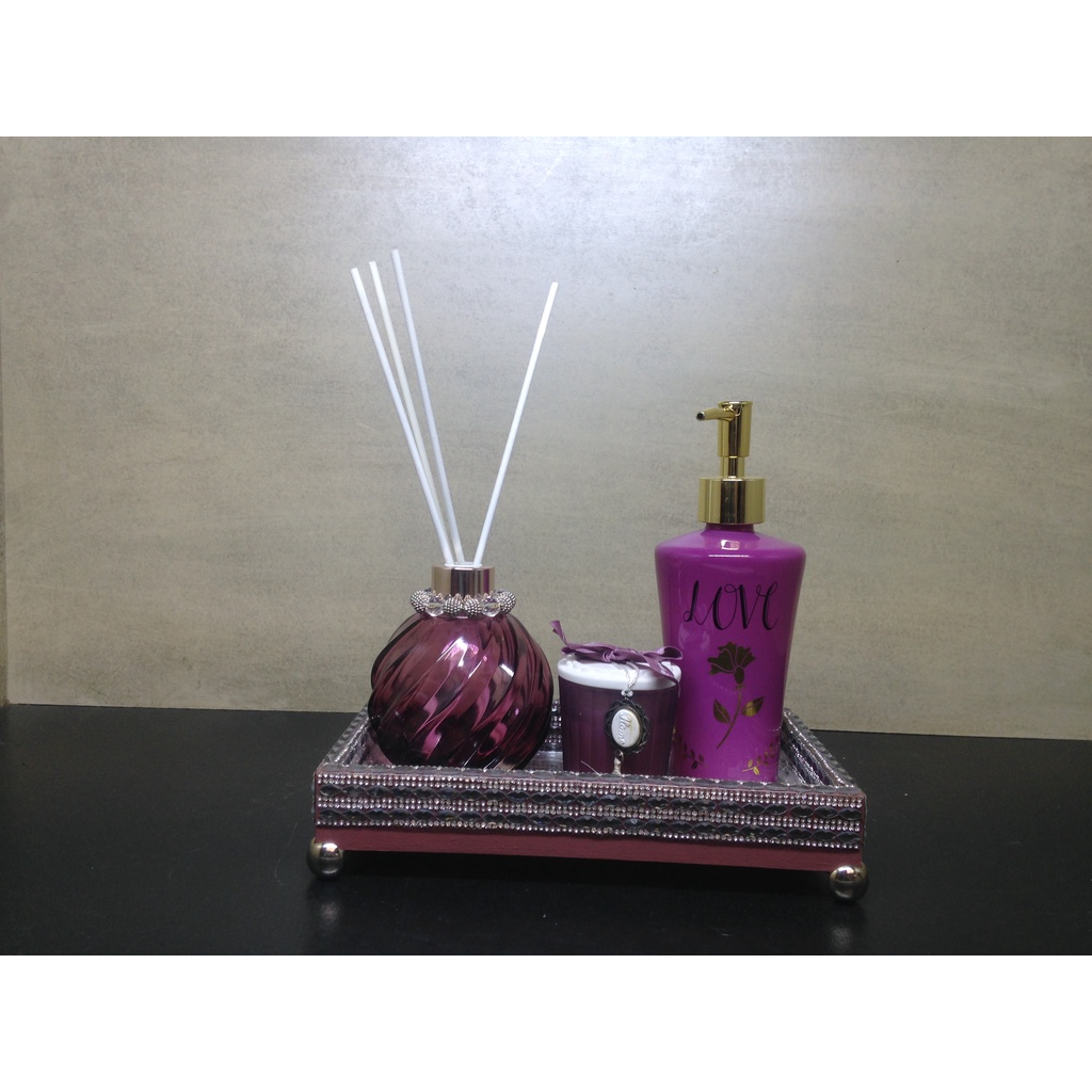 Kit Lavabo Roxo | Shopee Brasil