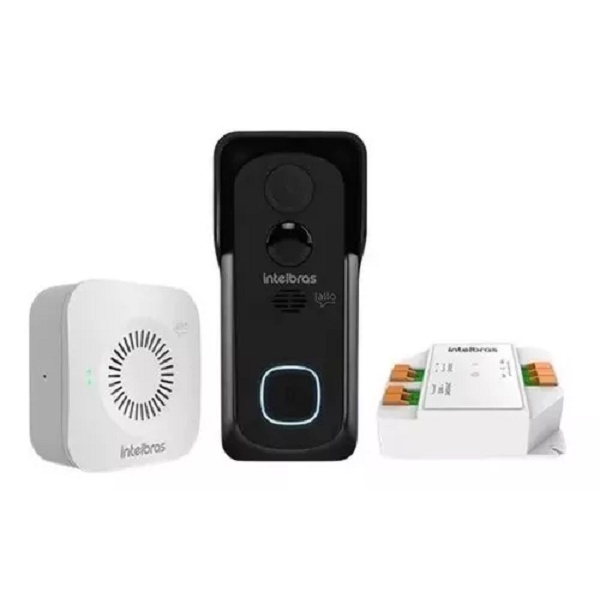 Videoporteiro Wi-fi Via App + Campainha Allo W5+ Intelbras | Shopee Brasil