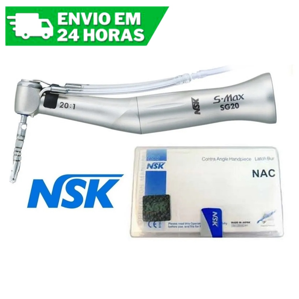 Contra Angulo Implante Redutor Nsk 20:1 Sg20 S-max | Shopee Brasil