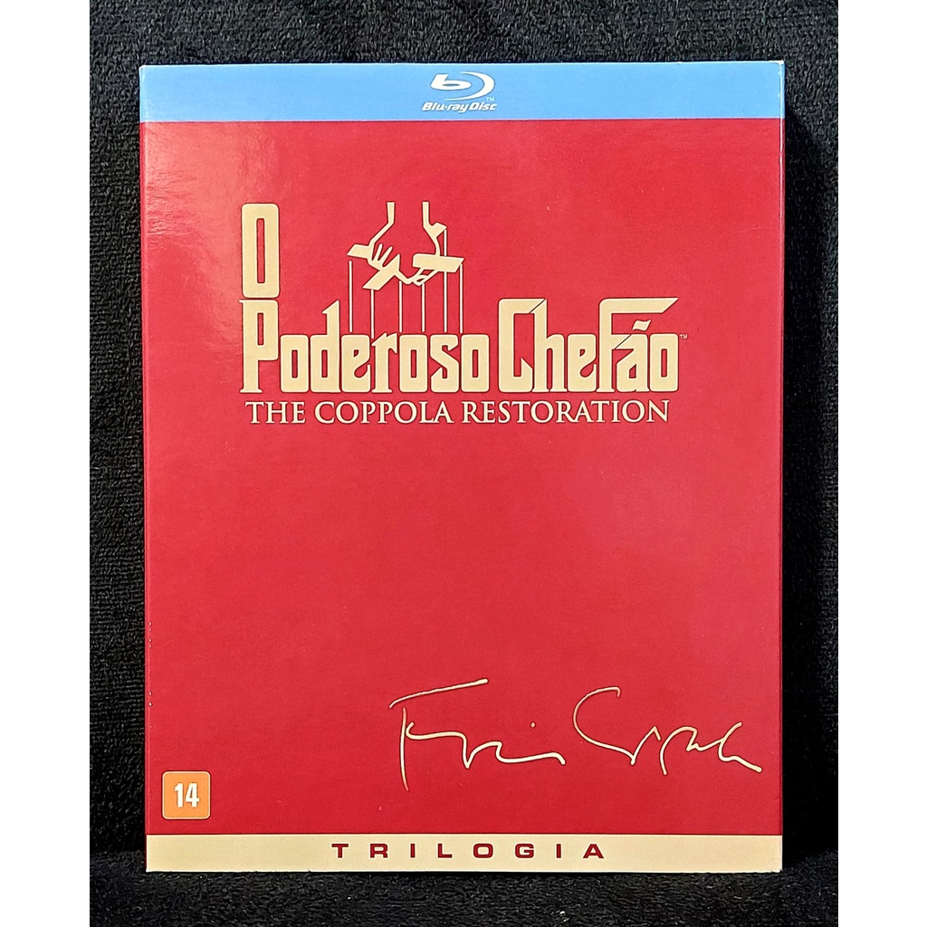 Bluray O Poderoso Chefão Trilogia (ORIGINAL) | Shopee Brasil