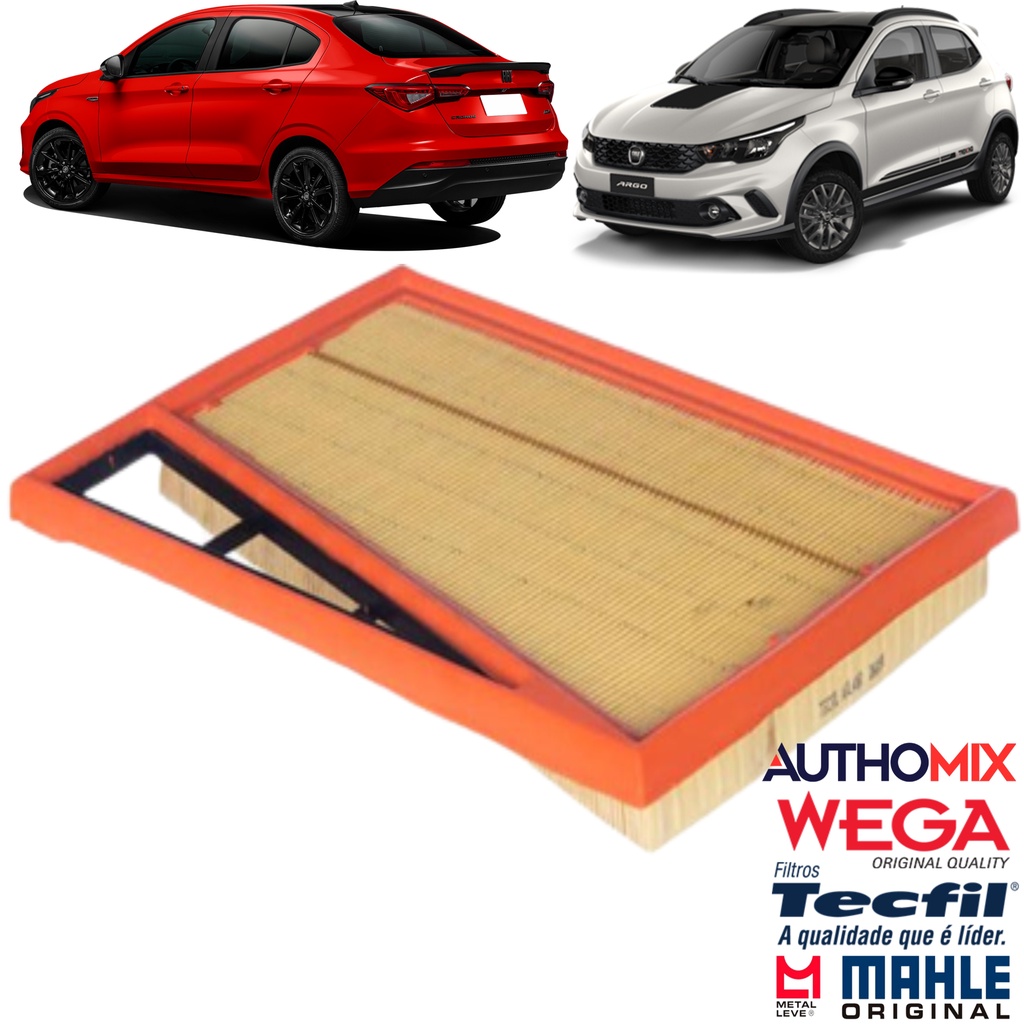 Filtro de Ar do Motor Fiat Argo Cronos 1.0 1.3 Firefly 2017 2018 2019 ...