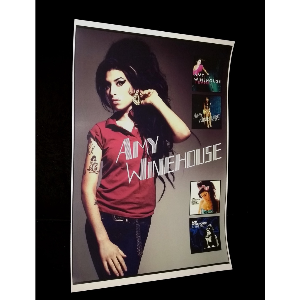 Amy Winehouse poster cartaz da cantora imagem cd vinil soul jazz musica ...