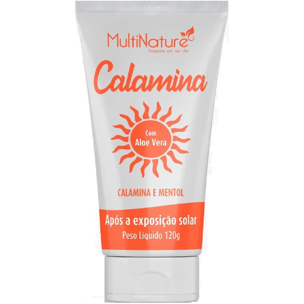 Loção Pós Sol com Aloe Vera Calamina MultiNature 120g | Shopee Brasil