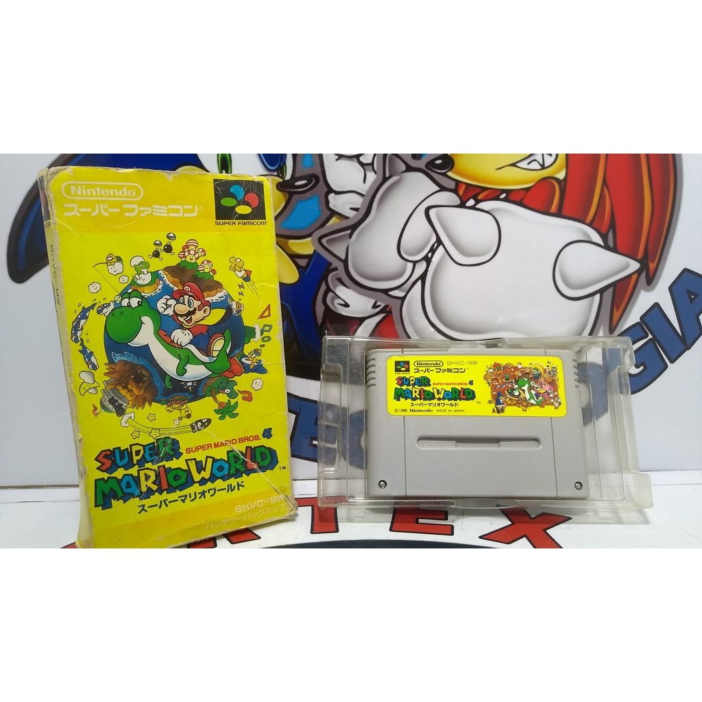 Super Mario World Super Famicom Original Com Caixa - Escorrega o Preço